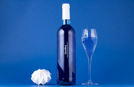 Vino azul personalizado | Regalador.com